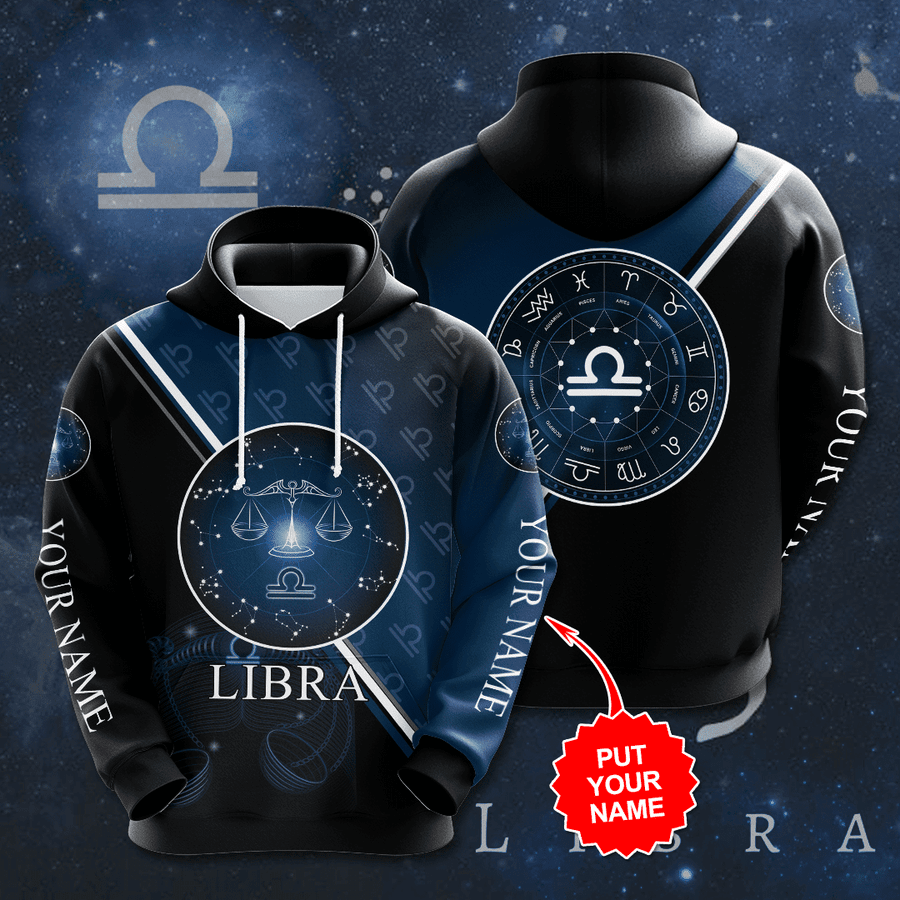 Zodiac Libra Personalized Unique Hoodie – HotChamps